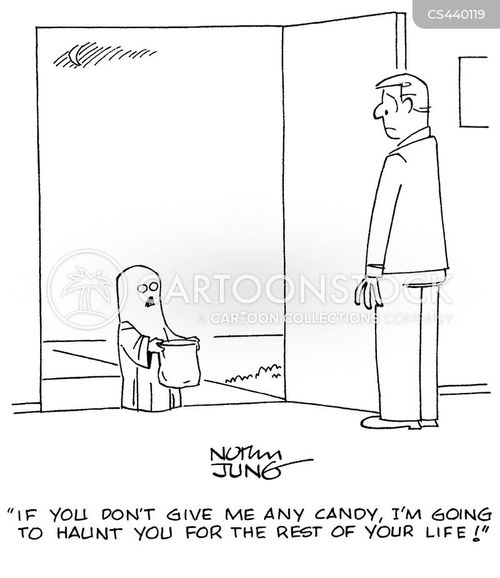 Candy Hoarding Cartoons and Comics - funny pictures from CartoonStock
