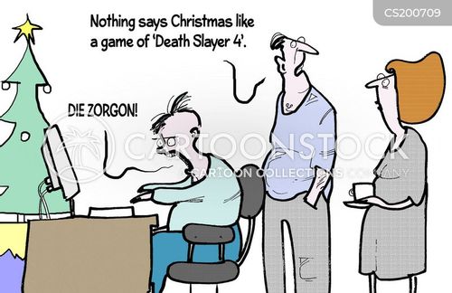 Games Console Cartoons and Comics - funny pictures from CartoonStock