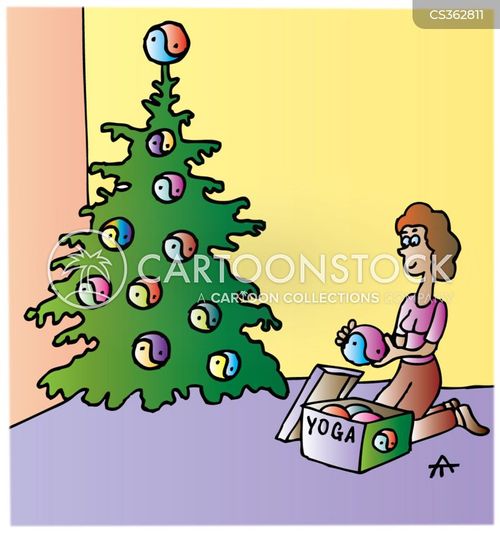 Cartoons und Karikaturen mit Tanne