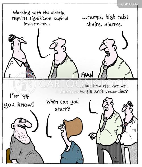 Ageing Workforce Cartoons and Comics - funny pictures from CartoonStock