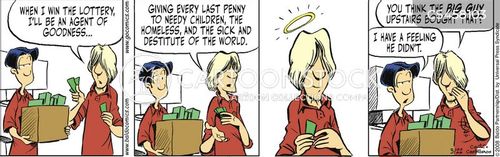 Charitable Giving Cartoons and Comics - funny pictures from CartoonStock