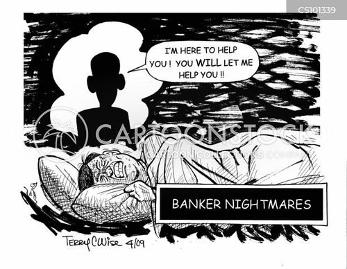 Common Nightmare Cartoons and Comics - funny pictures from CartoonStock