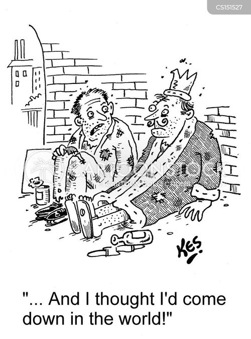 Down On Your Luck Cartoons and Comics - funny pictures from CartoonStock