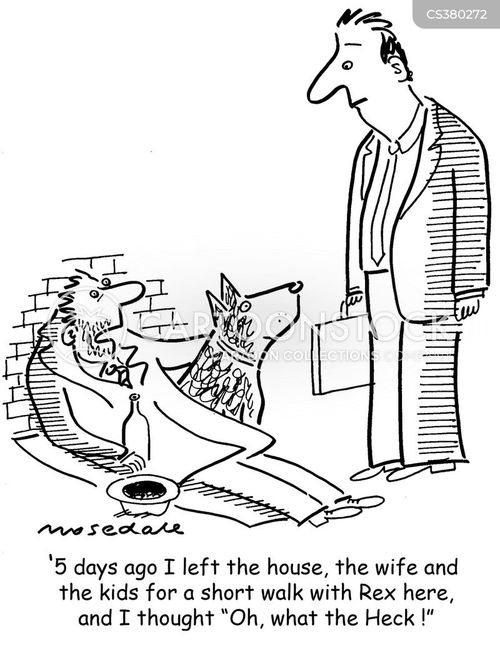 Short Walk Cartoons and Comics - funny pictures from CartoonStock