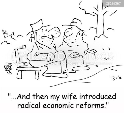 Economic Reform Cartoons and Comics - funny pictures from CartoonStock