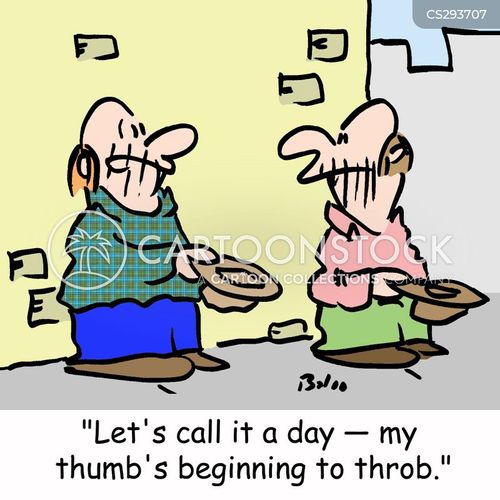 Thumb Measurement Cartoons and Comics - funny pictures from CartoonStock