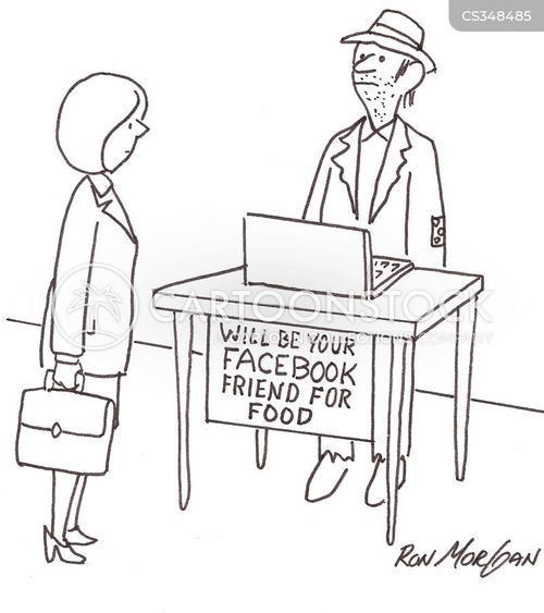 Facebook Friends Cartoons and Comics - funny pictures from CartoonStock