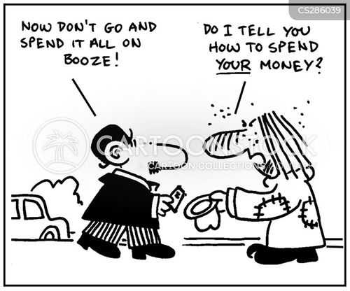 Spend Wisely Cartoons and Comics - funny pictures from CartoonStock