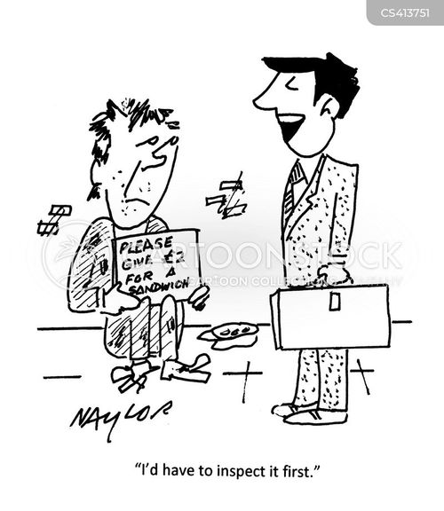 Begging Street Person Cartoons and Comics - funny pictures from ...