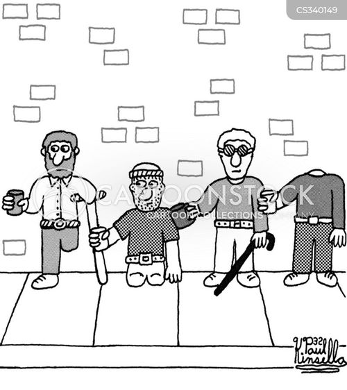 Crippled Cartoons and Comics - funny pictures from CartoonStock