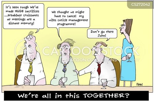 In This Together Cartoons and Comics - funny pictures from CartoonStock