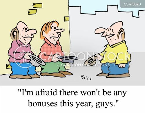 Executive Bonus Cartoons and Comics - funny pictures from CartoonStock