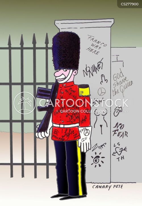 Buckingham Palace Guard Cartoon