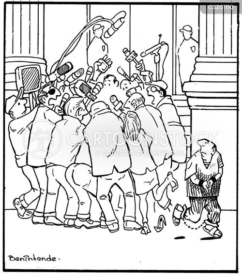 Press Conference Cartoons and Comics - funny pictures from CartoonStock