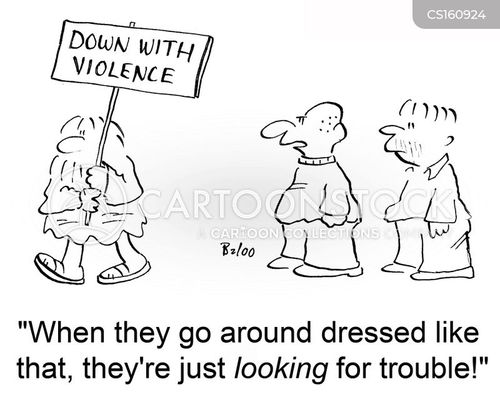 Looking For Trouble Cartoons and Comics - funny pictures from CartoonStock