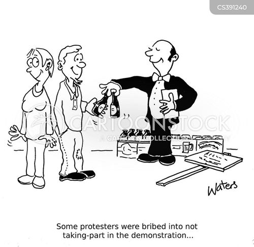 Substantial Bribes Cartoons and Comics - funny pictures from CartoonStock
