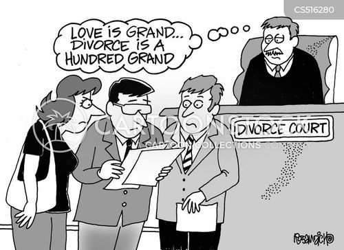 Getting Divorced Cartoons and Comics - funny pictures from CartoonStock