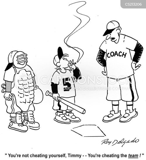 Baseball Team Cartoons and Comics - funny pictures from CartoonStock