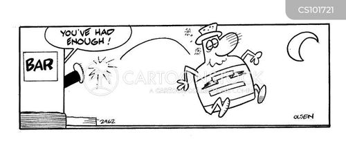 Had Enough Cartoons and Comics - funny pictures from CartoonStock