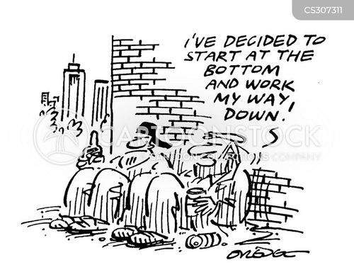 Destitution Cartoons and Comics - funny pictures from CartoonStock