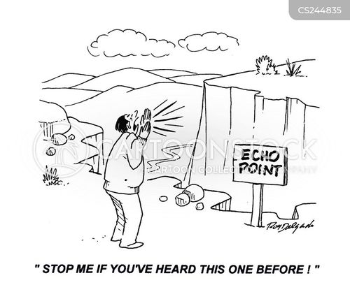 Echoed Cartoons and Comics - funny pictures from CartoonStock