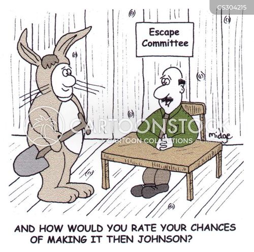 Escape Trick Cartoons and Comics - funny pictures from CartoonStock