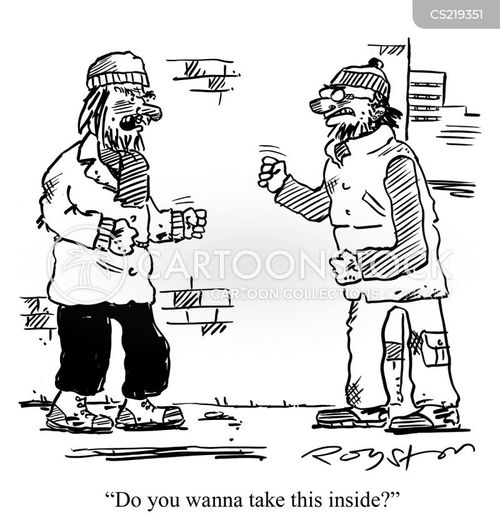 Square Up Cartoons and Comics - funny pictures from CartoonStock