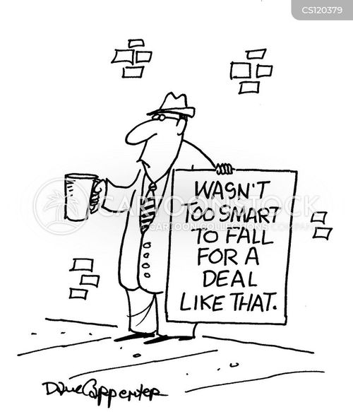 Too Good To Be True Cartoons and Comics - funny pictures from CartoonStock