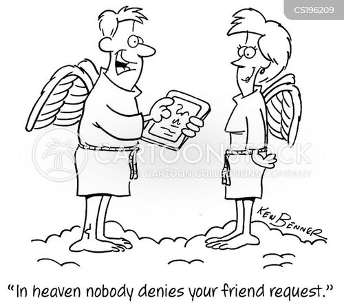 Friend Request Cartoons and Comics - funny pictures from CartoonStock