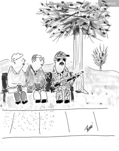 Manhunt Authorities Cartoons and Comics - funny pictures from CartoonStock