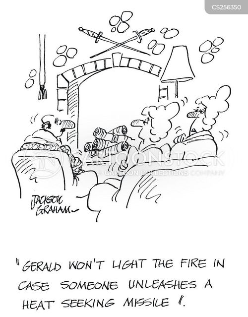 Heat Seeking Missile Cartoons and Comics - funny pictures from CartoonStock