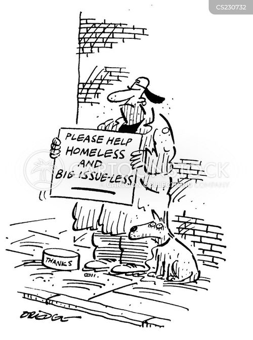 Big Issue Seller Cartoons and Comics - funny pictures from CartoonStock