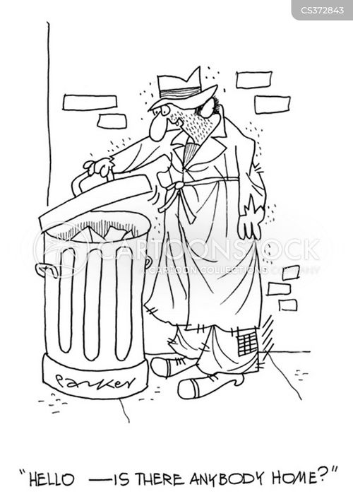 Himelessness Cartoons and Comics - funny pictures from CartoonStock