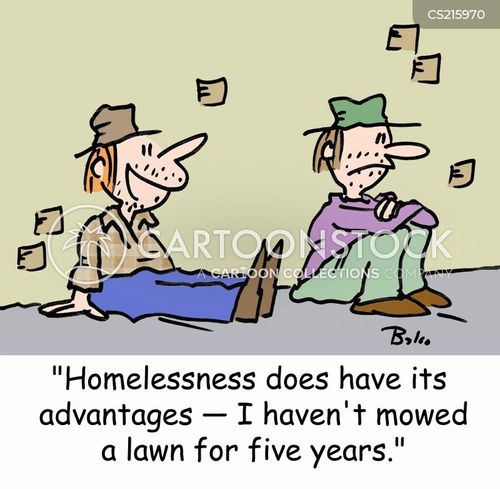 Homelessness Cartoons and Comics - funny pictures from CartoonStock