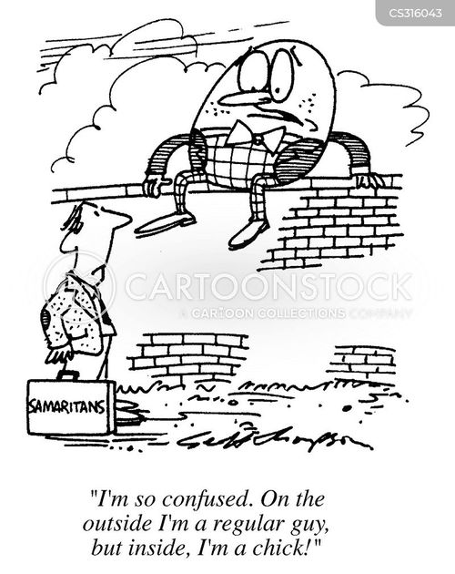 Gender Dysphoria Cartoons and Comics - funny pictures from CartoonStock