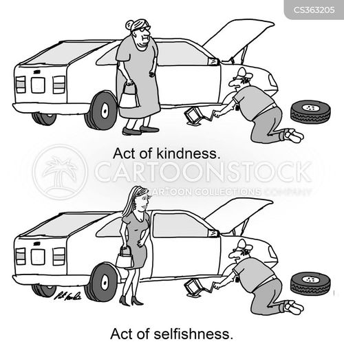 Kindness Cartoons and Comics - funny pictures from CartoonStock