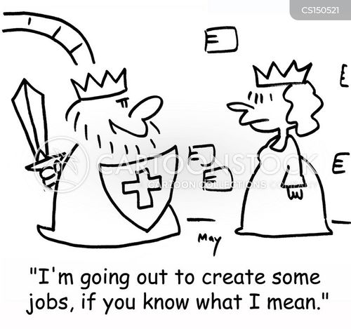 Creating Jobs Cartoons and Comics - funny pictures from CartoonStock