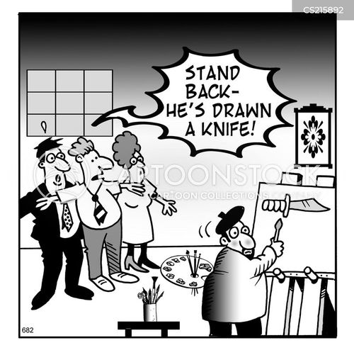 Knife Cartoons and Comics - funny pictures from CartoonStock