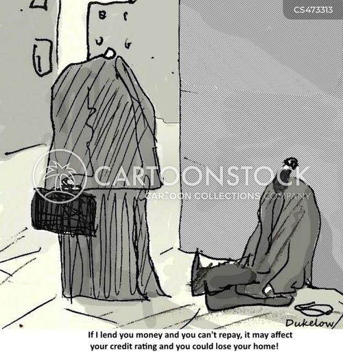 Loan Repayments Cartoons and Comics - funny pictures from CartoonStock