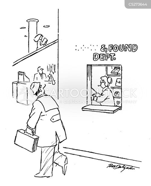 Lost Found Cartoons and Comics - funny pictures from CartoonStock