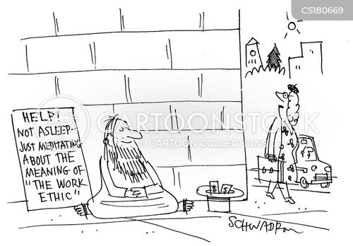 The Work Ethic Cartoons and Comics - funny pictures from CartoonStock