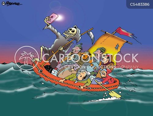 Migration Crisis Cartoons and Comics - funny pictures from CartoonStock