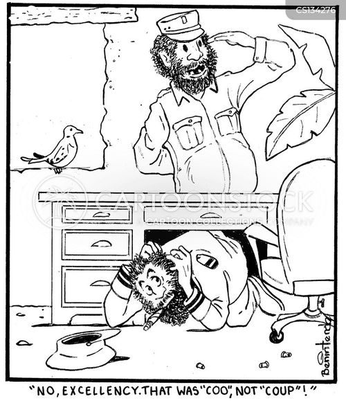 Military Coup Cartoons and Comics - funny pictures from CartoonStock