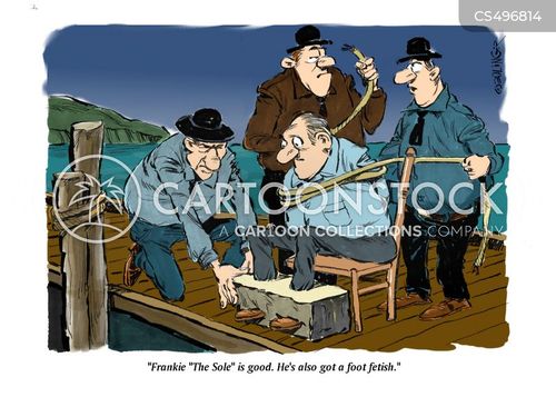 Feet Fetishes Cartoons and Comics - funny pictures from CartoonStock