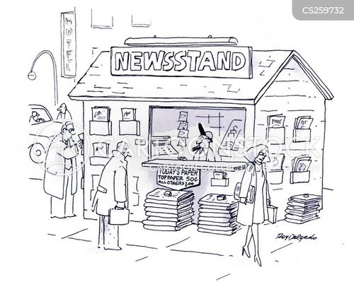 News Stand Cartoons and Comics - funny pictures from CartoonStock