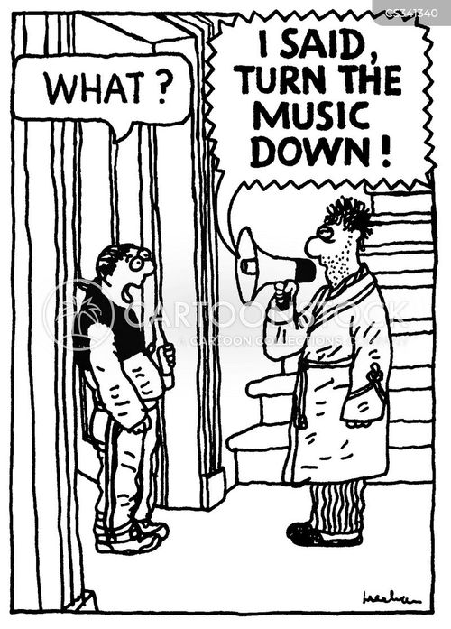 Going Deaf Cartoons and Comics - funny pictures from CartoonStock