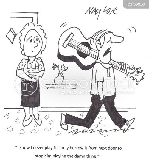 Neighbour From Hell Cartoons and Comics - funny pictures from CartoonStock