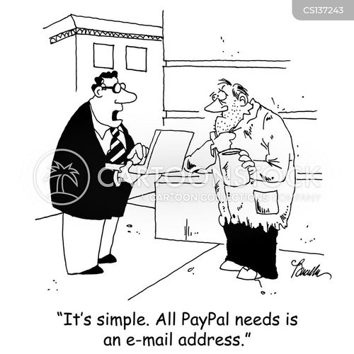 Paypal Cartoons and Comics - funny pictures from CartoonStock