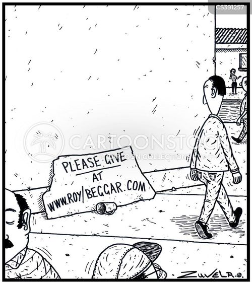 Please Give Cartoons and Comics - funny pictures from CartoonStock