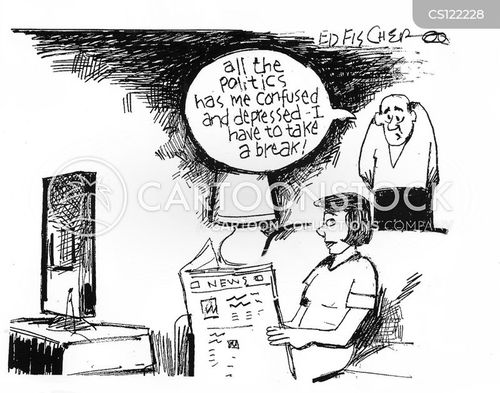 Television Coverage Cartoons and Comics - funny pictures from CartoonStock